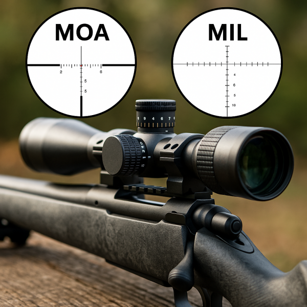MOA vs MIL Rifle Scopes: 2025 Comparison & Buyer’s Guide